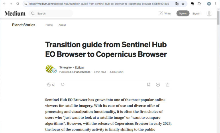 Copernicus Browser - ESA Schoolatlas